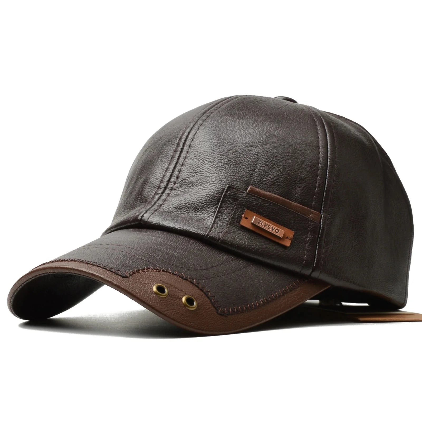 Mavric Leather Cap – Amari Bay